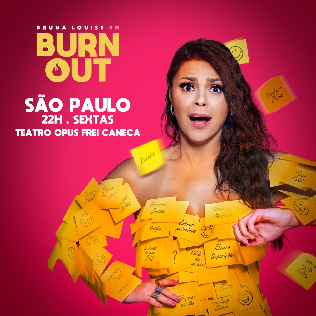 Bruna Louise apresenta Burn out no Teatro Opus Frei Caneca – Eu Já ...
